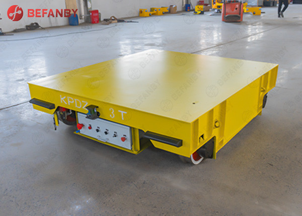 รถขนส่งโรงงานผลิตเหล็ก บนรางความดันต่ํา